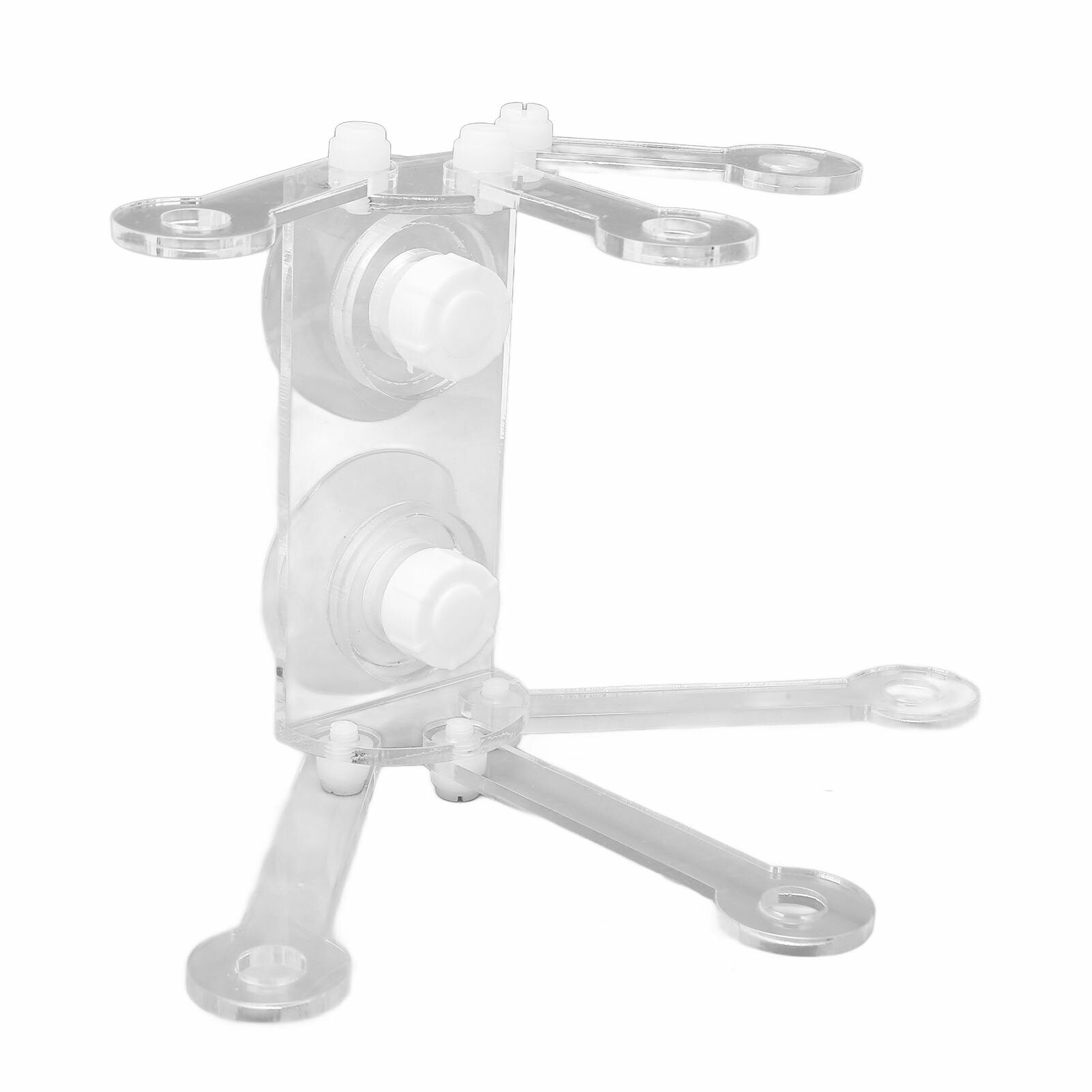 Аквариумная коралловая стойка, 6 когтей, двухслойный пропеллер, 180 градусов, прозрачный держатель для коралловых фрагментов аквариума с присоской