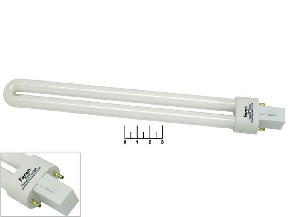 Лампа люминесцентная 11W G23 4000K белый Feron 2 контакта