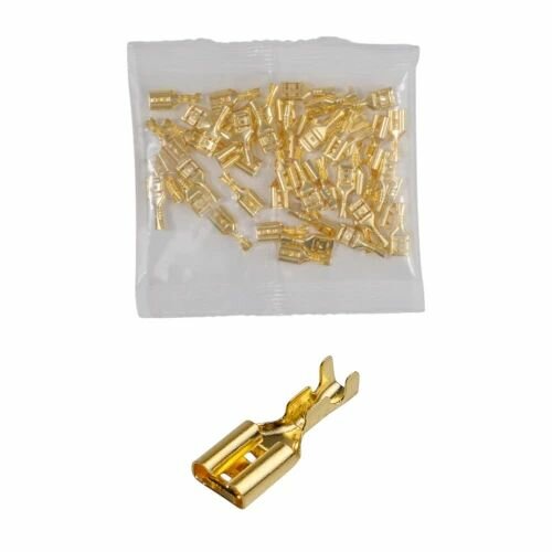 Клемма плоская 4.8мм (F) - 50 шт