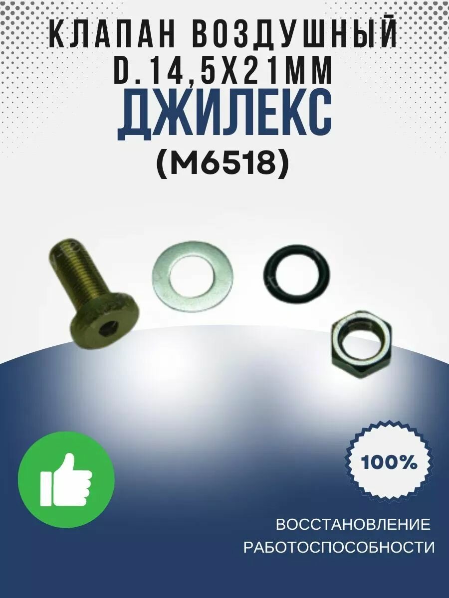 Клапан воздушный гидроаккумулятора I/6215 D14,5x21 (М6518)