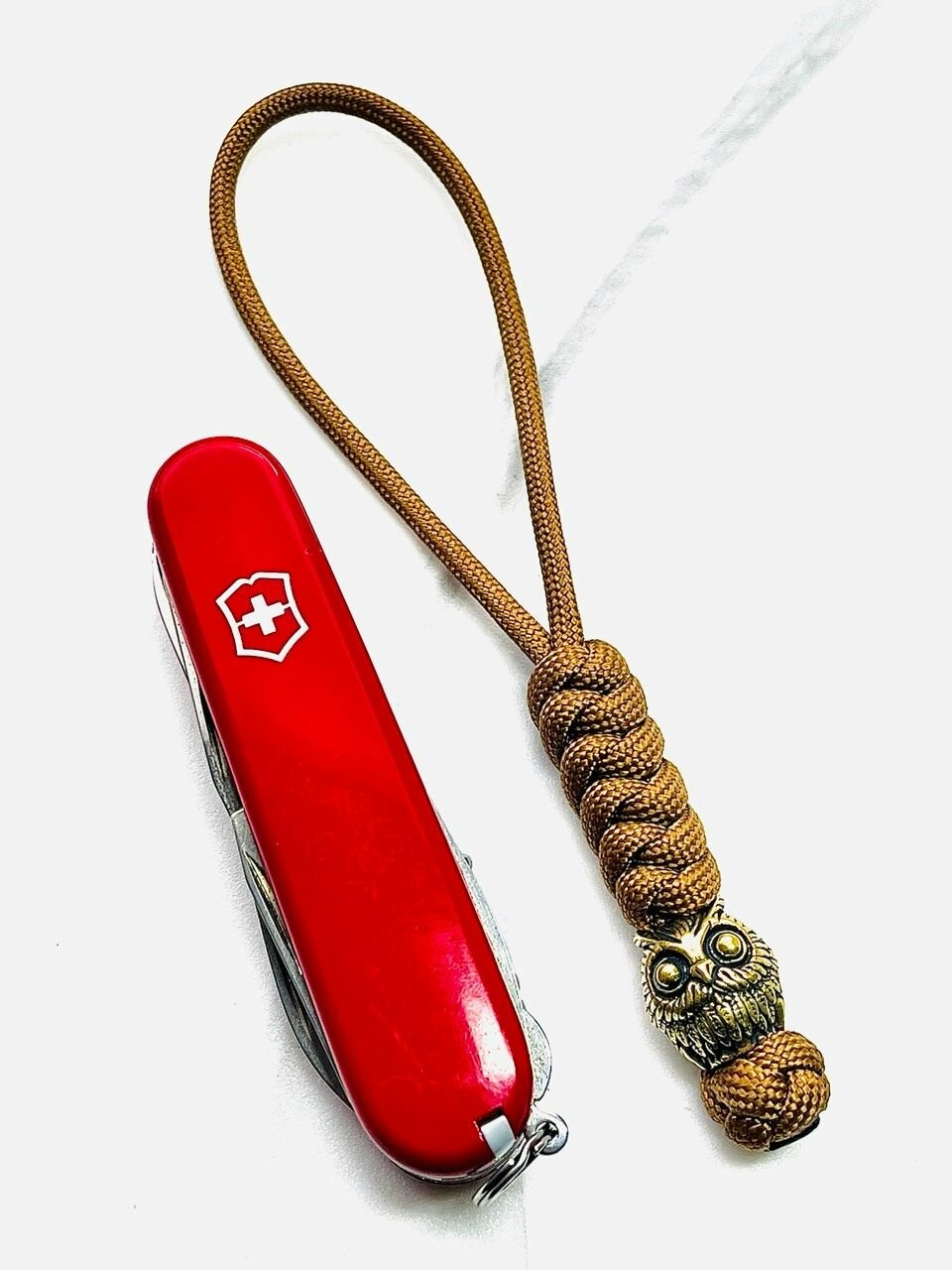 Темляк брелок для ножа "Сова"