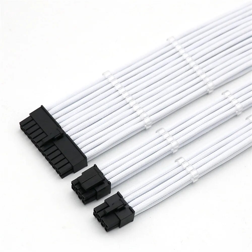 Комплект удлинительных кабелей Angitu для ПК 400mm, White