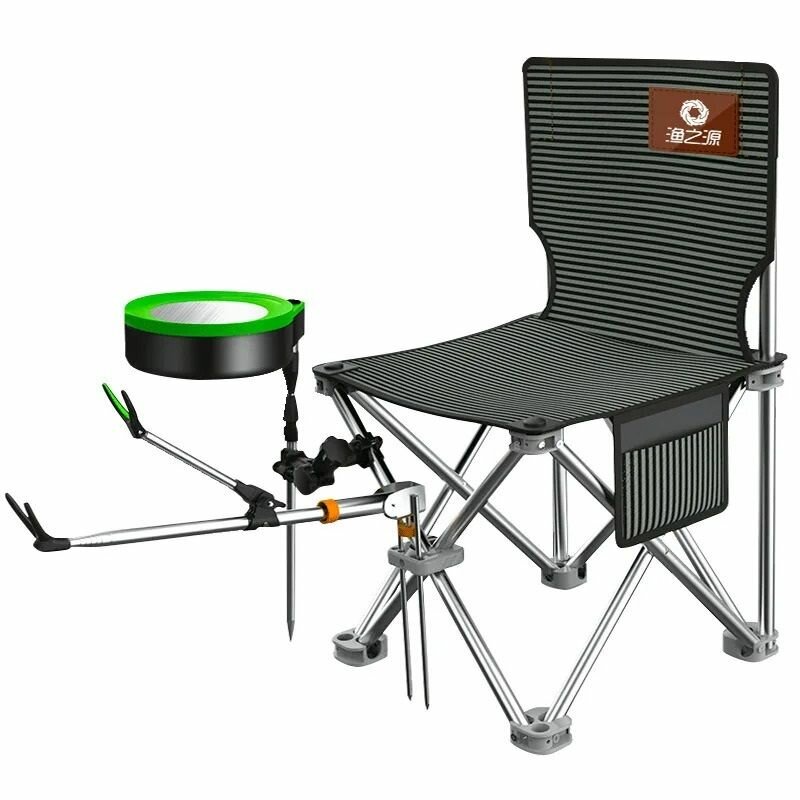 Стул складной туристический для рыбалки, кресло садовое, ткань Оксфорд, кресло складное, до 120 кг, 40*40*72 см.