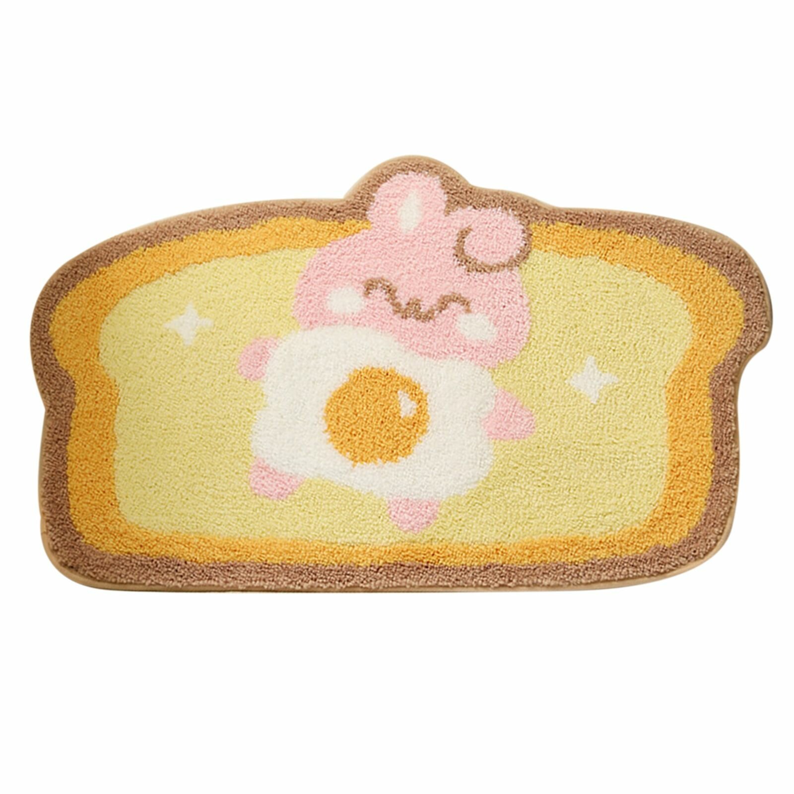 Креативный мультяшный коврик для пола из серии toast-розовый кролик