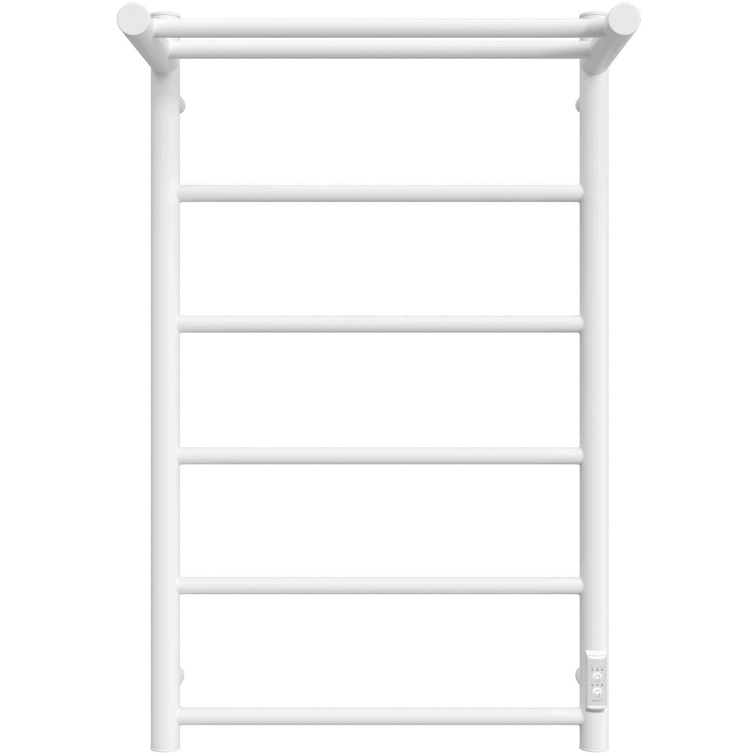 Полотенцесушитель электрический Двин (Dveen) FJ neo 80х50 см, с полкой, К диммер белый