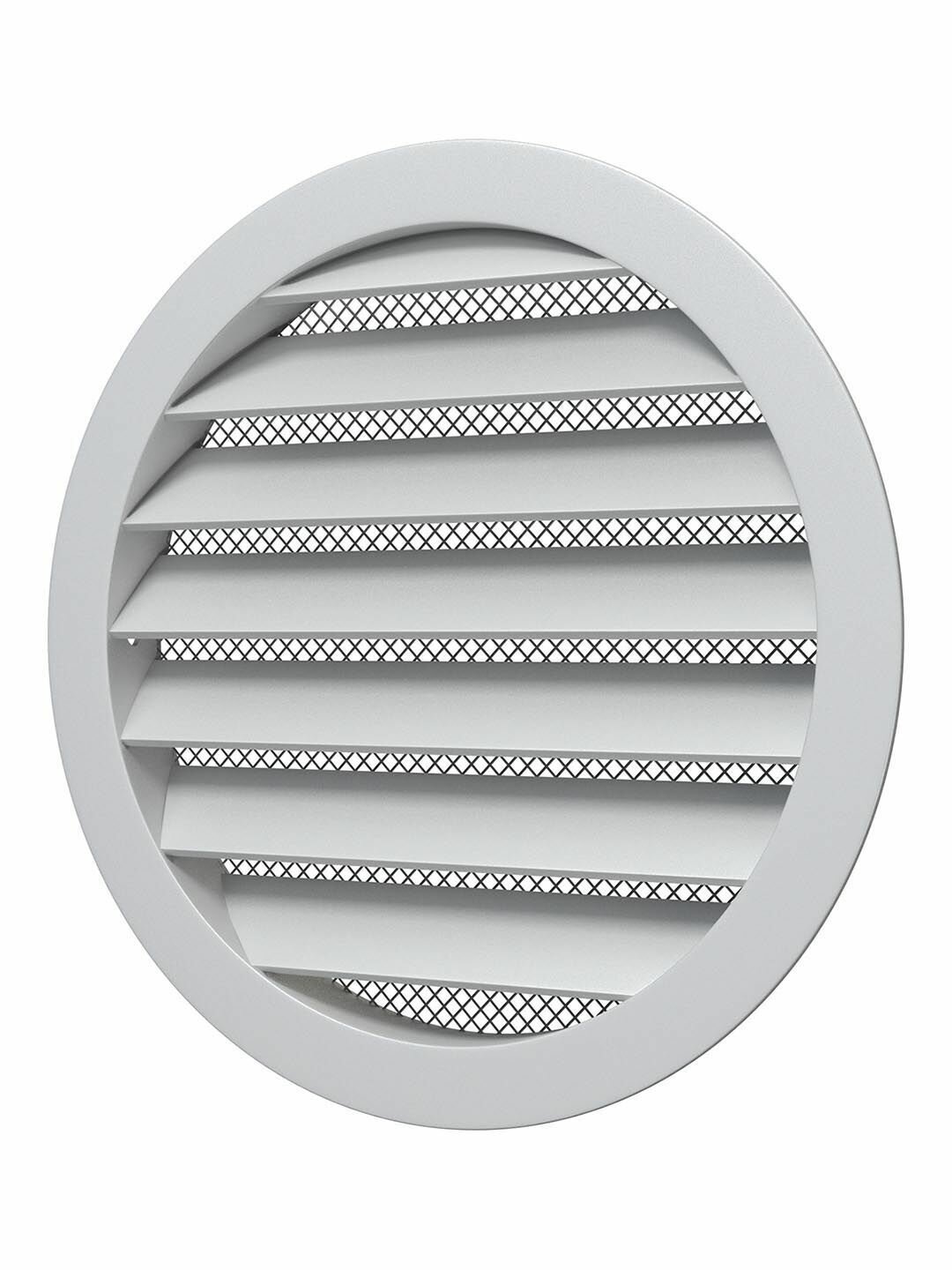 Решетка вентиляционная РКМ фланец D125 сетка D150 алюминий ERA