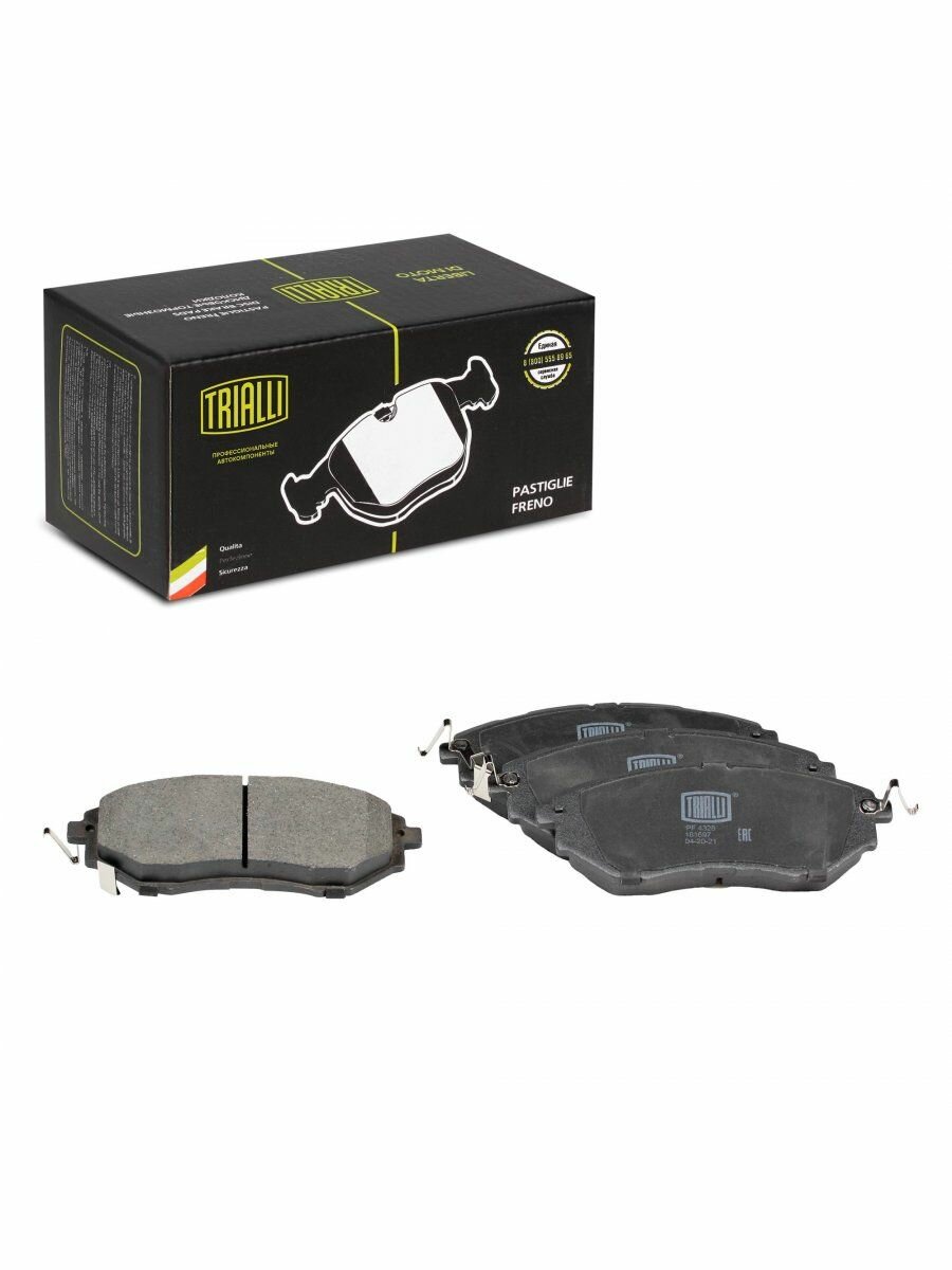 Колодки тормозные дисковые передние для а/м Subaru Forester, Legacy, Outback, Tribeca, Trialli PF4328
