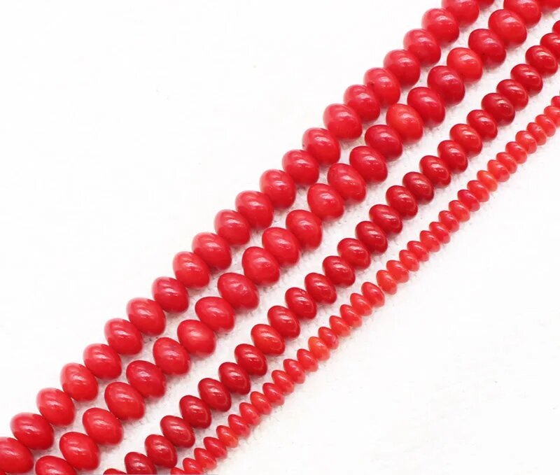 Бусины из красного коралла, 15 дюймов/38 см, для изготовления ювелирных изделий своими руками, мы предоставляем смешанную оптовую продажу для всех предметов!