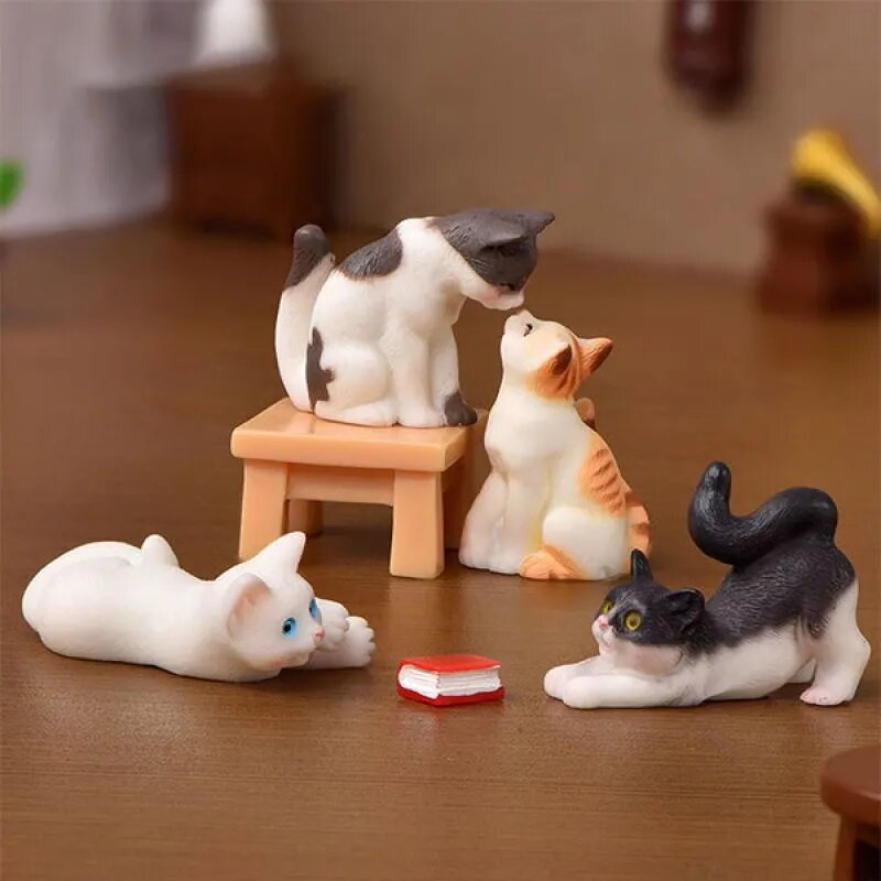 Кошка статуэтка кота и кошки 6 шт