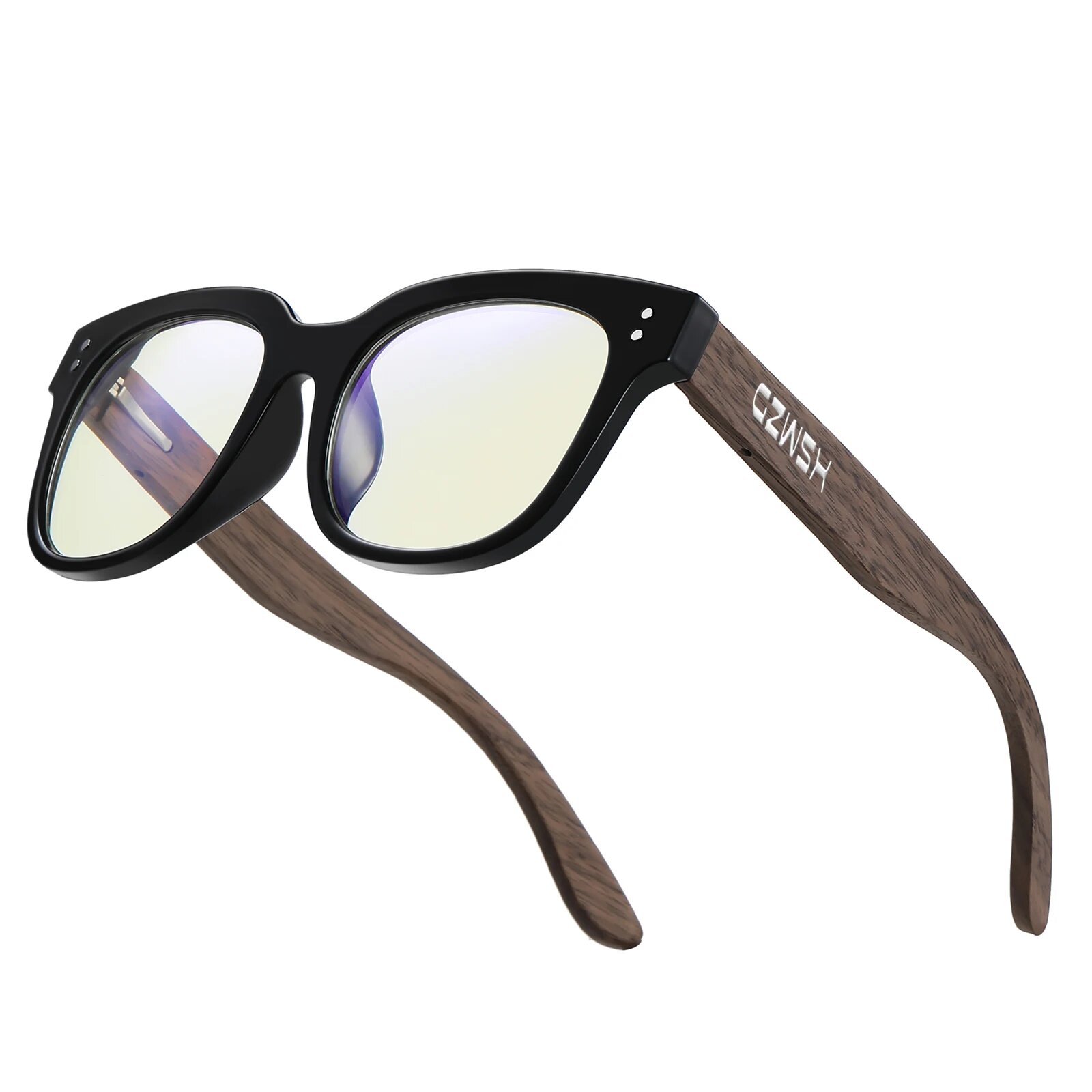 GM деревянные очки для чтения черный