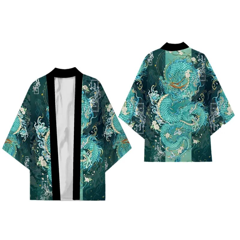 Черный кимоно кардиган из полиэстера XXL, kimono 8