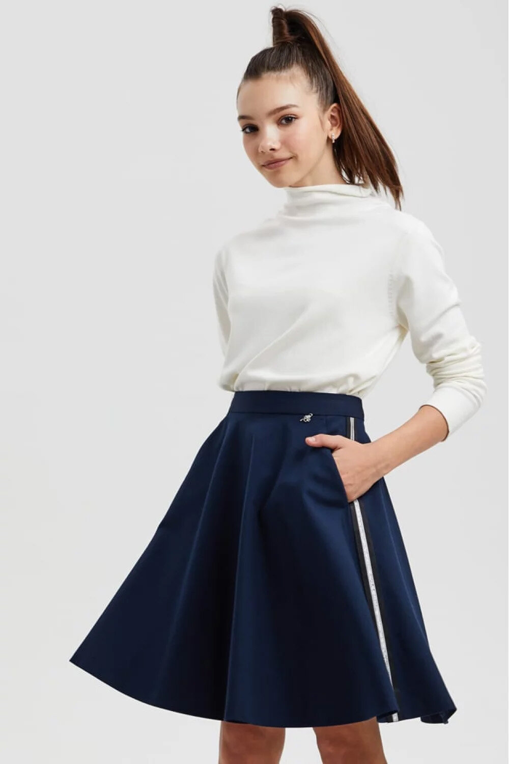 Школьная юбка джерси