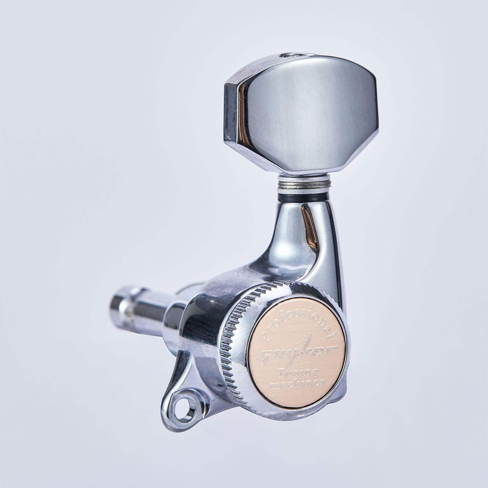 Колки 6 в линию локовые Guyker GK-501D7SP, правые, хром