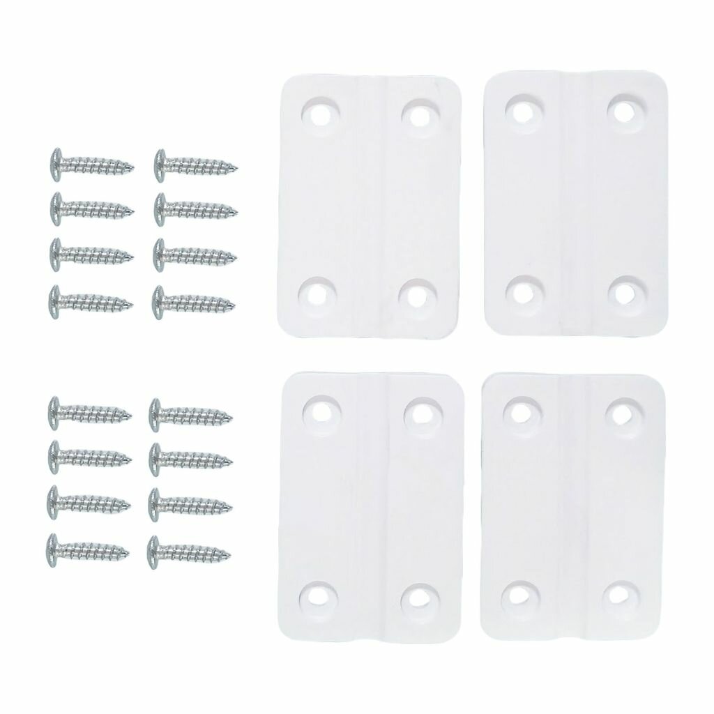 Пластиковые петли для холодильников, защелки, винты, Комплект запасных частей для холодильников