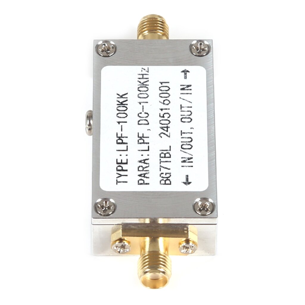 LPF 100K Фильтр Нижних Частот Усилители Мощности Интерфейсов Приемника 100 кГц 100M-1.50дБ 200M-55.0 дБ для Электронных