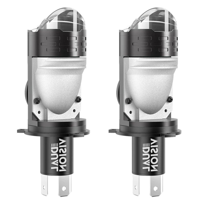 Светодиодные лампы для автомобильных фар с линзами проектора H4 1800000 LM 1600W CANBUS Turbo Auto Bulb H4 High Low Light Противотуманная фара высокой мощности 12 В 1800W, LHD