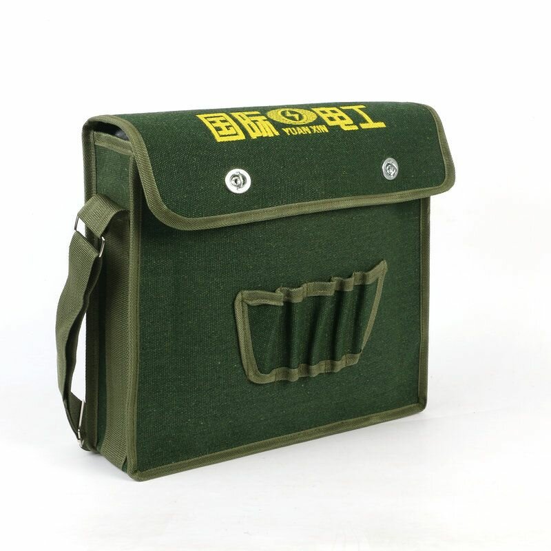 Многофункциональная сумка для инструментов электрика из утолщенного брезента