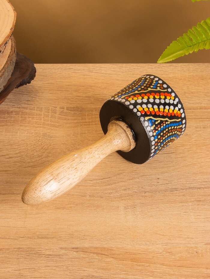 Сувенирный музыкальный инструмент Маракас «Энергия», 7.5×7.5×18 см