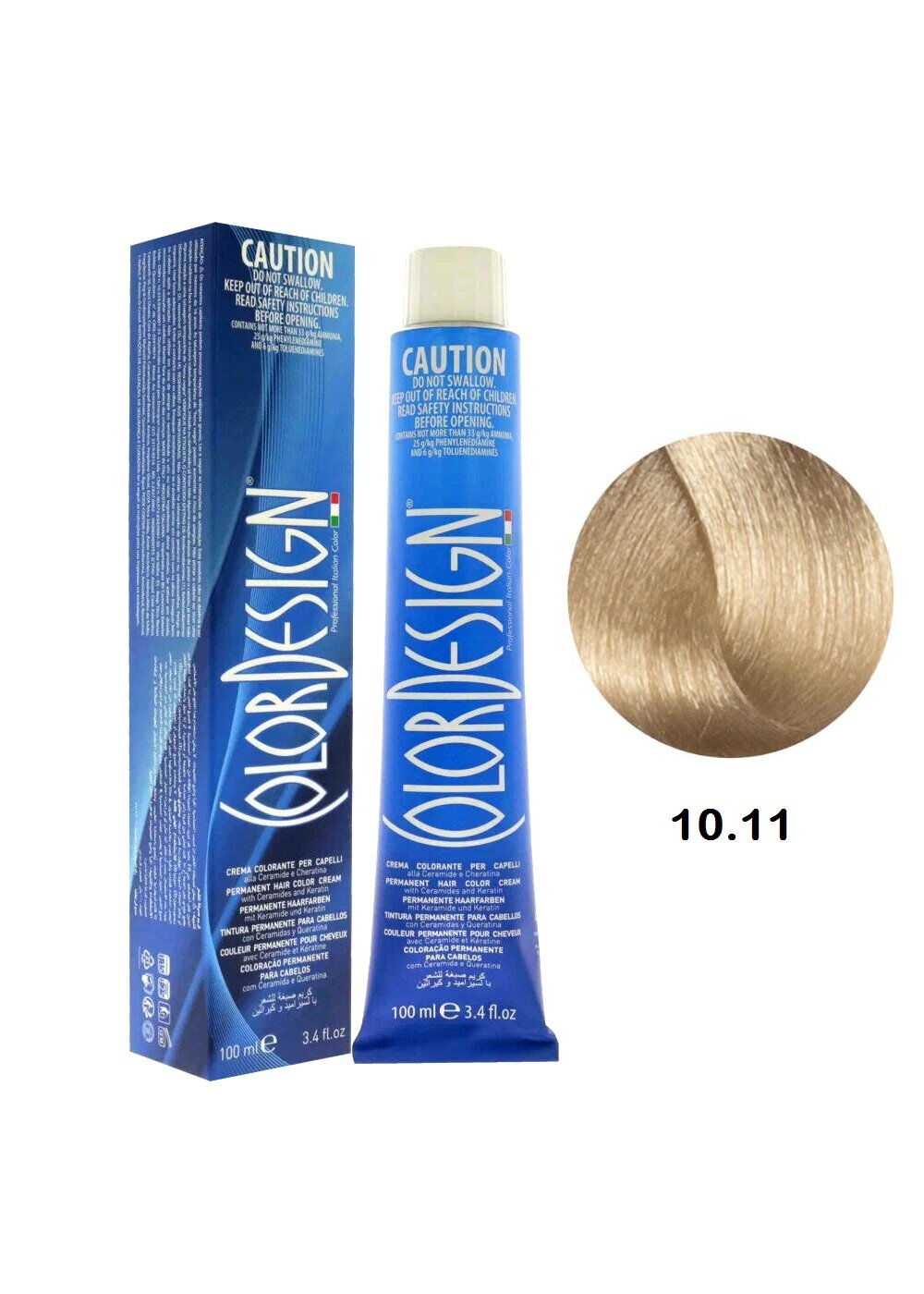 Colordesign Колор Дизайн Стойкая краска для волос 100 мл - Colordesign 10.11