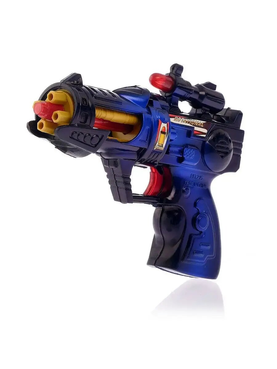 Бластер "Рейнджер" с вращающимся элементом, цвет микс