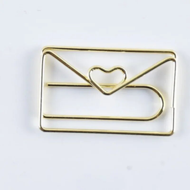 Металлические скрепки Gold Envelope, 10 шт