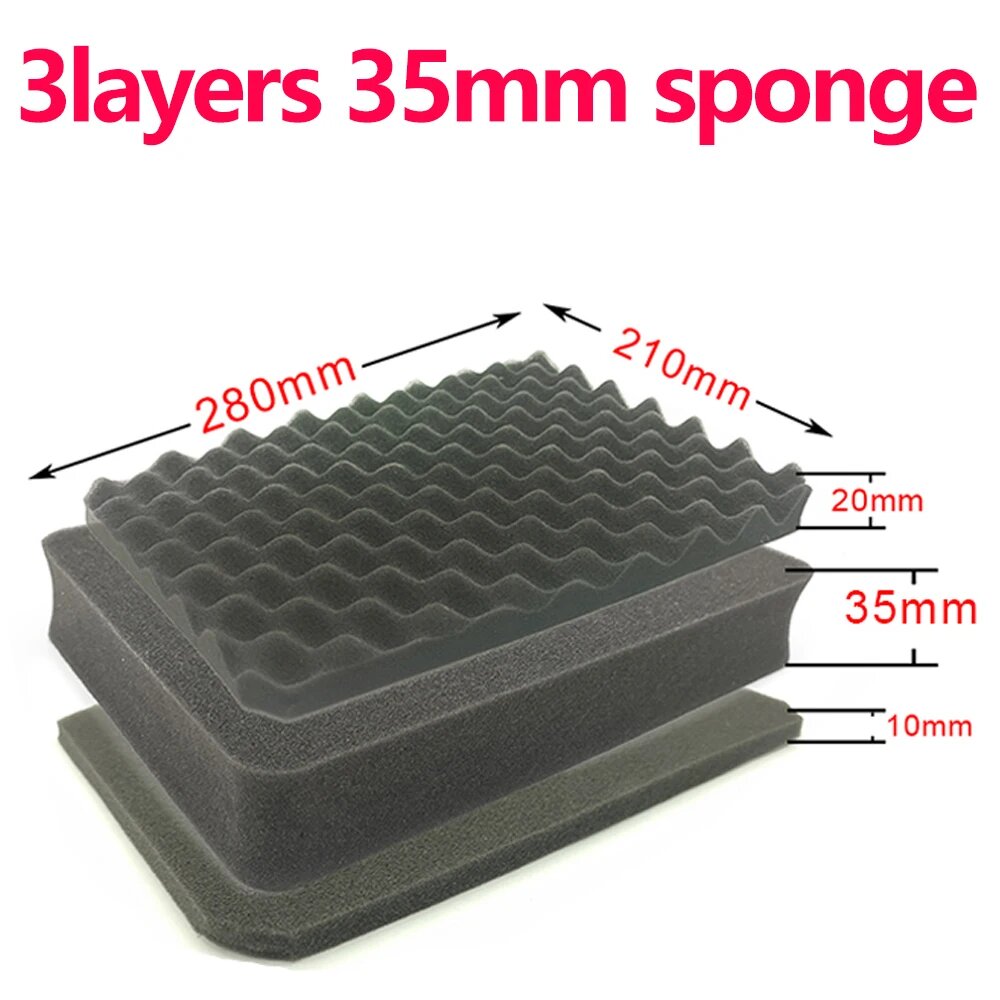 Губка для инструмента 3layers 35mm sponge