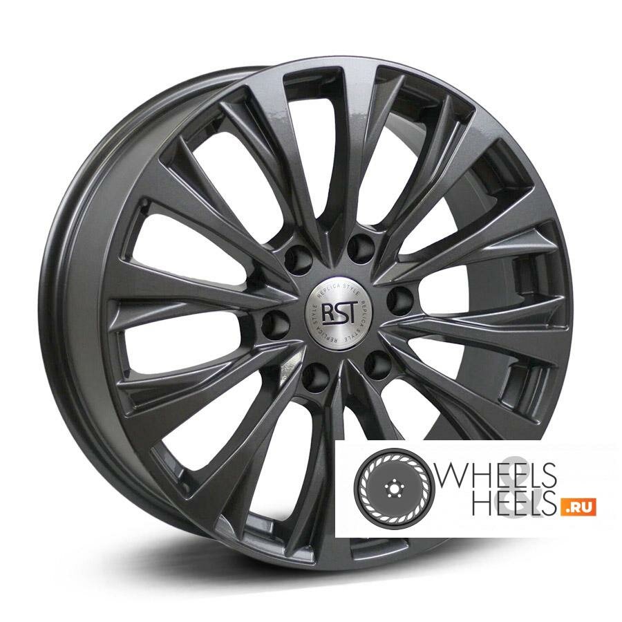 Диск автомобильный литой RST R109 19x7.5 6x139.7 et25 dia106.1 Темно - серый глянцевый