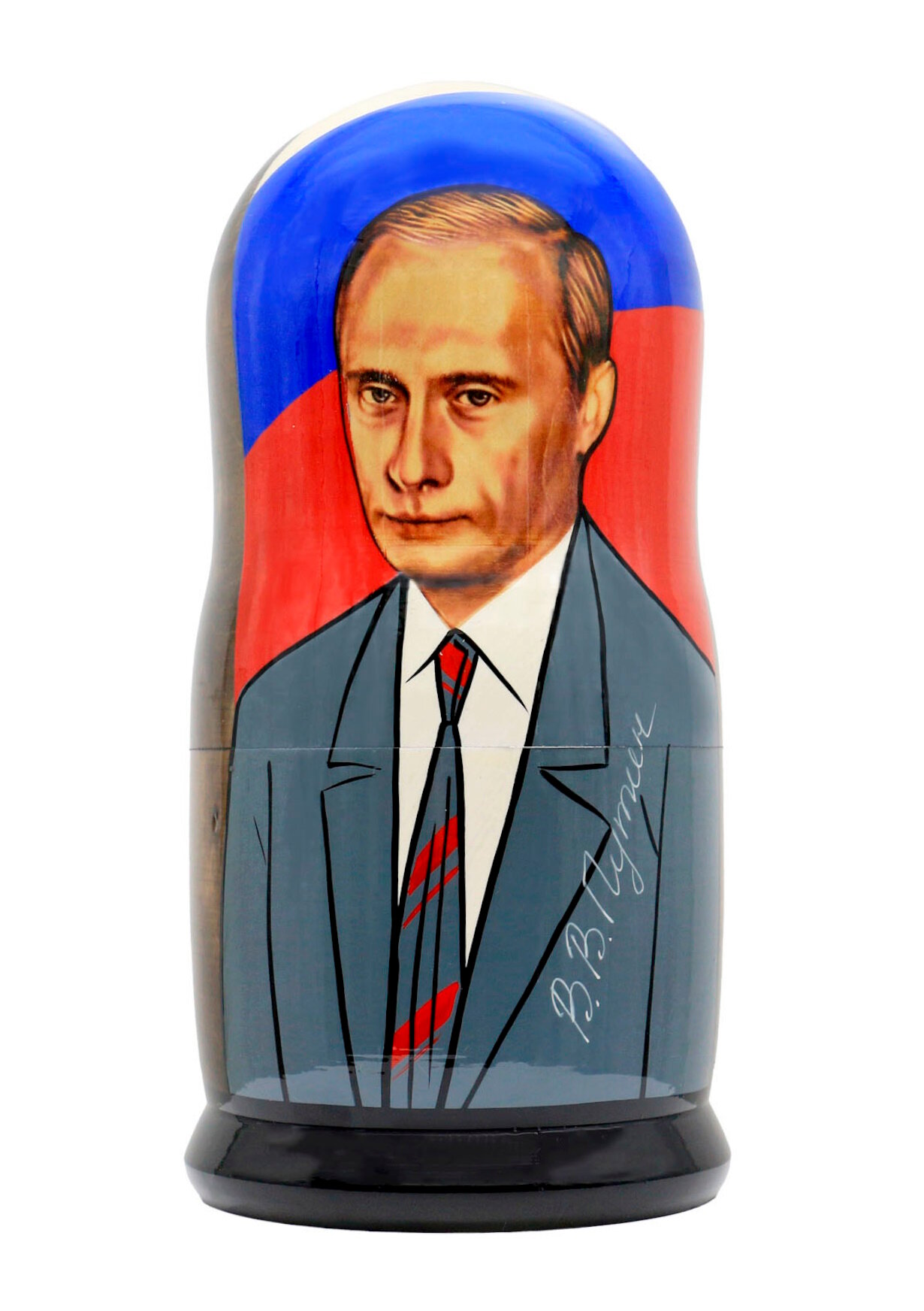 Матрешка Президенты 10 мест, 25см