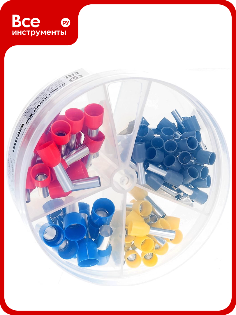 Набор наконечников КВТ 100 шт. НШВИ №4 79492