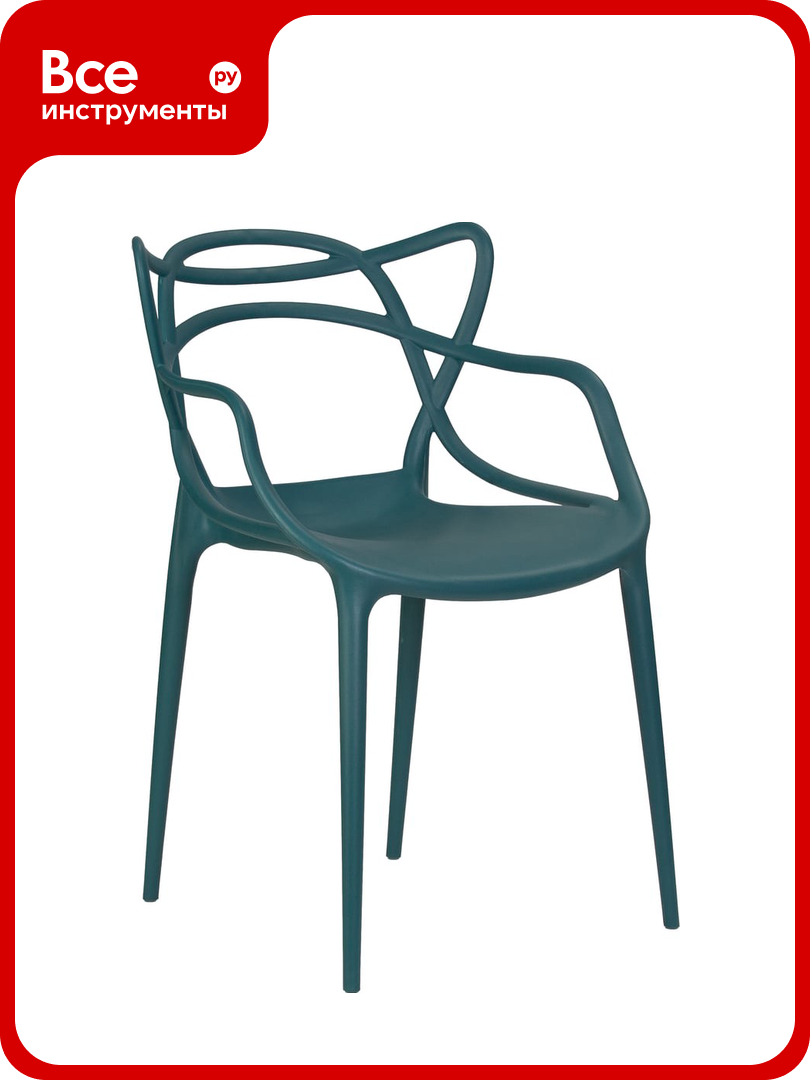 Стул обеденный DOBRIN MASTERS (цвет морской волны (G-05)) LMZL-PP601_P-G-05, 140 кг, из пластика