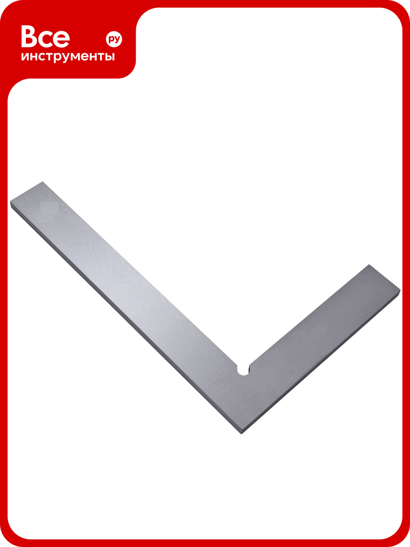 Угольник 250х160 ГОСТ 3749-77 ТехноСталь УП-2-250 F146007, для проверки прямых углов применяется для контроля, стальной