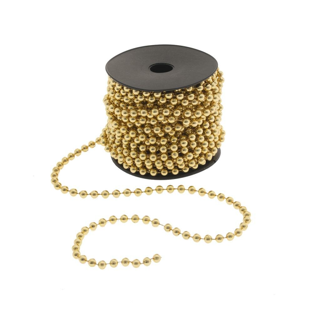 Украшение новогоднее "Бусы", D5 мм, L12 м, D8,5 H7,5 см