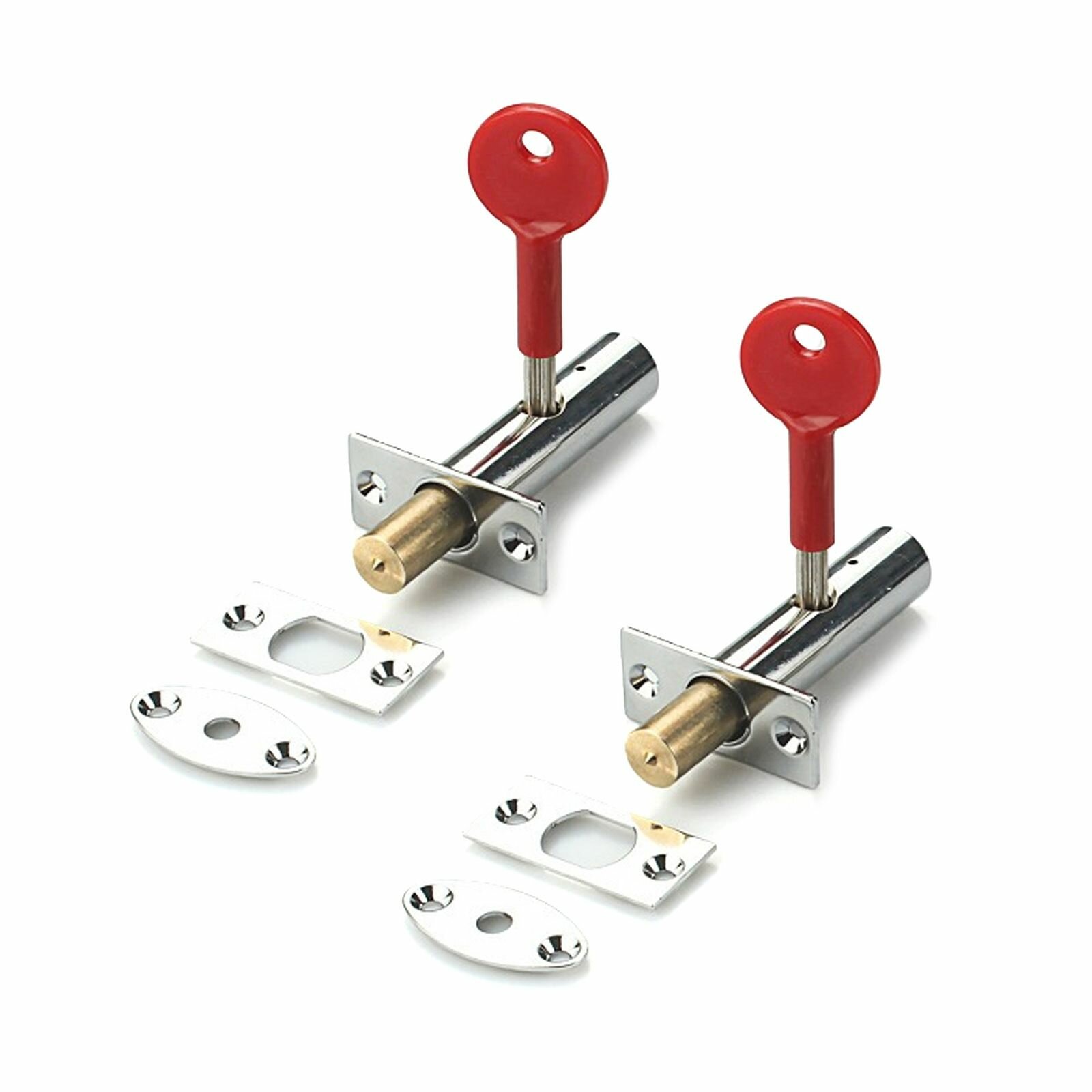 2 шт замок дверные засовы со звездчатым ключом для огнестойкости