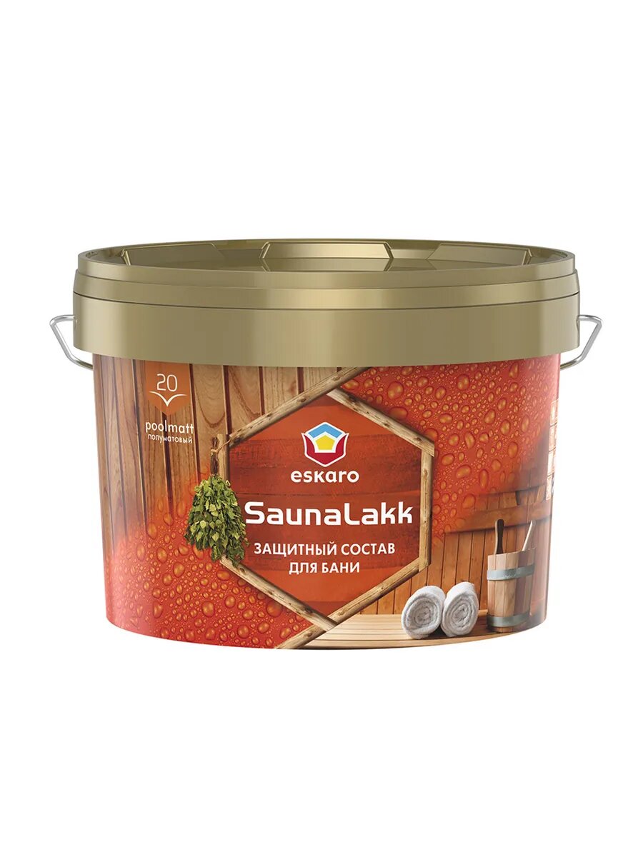 Пропитка для бани и сауны 2.4 л