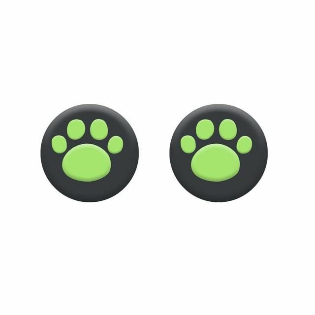 Thumb Grips MyPads для стиков Joy-Con Nintendo Switch / Lite / Oled 2 шт, зеленые на черном