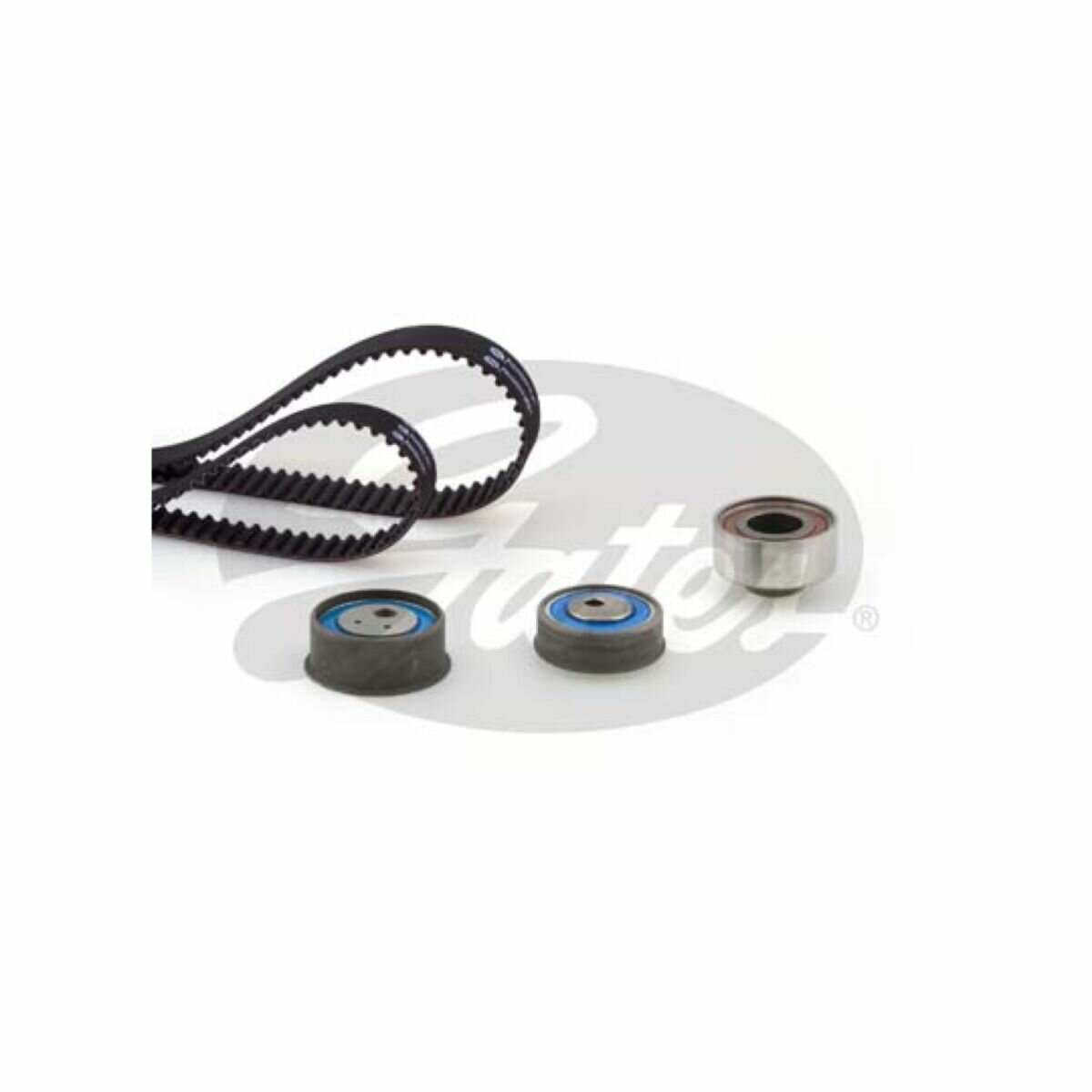 Комплект Грм Mitsubishi Galant/Outlander I 2.4 2003 => (Ролик 3Шт+Ремень 122X20+Ремень 65X12.7)(Gates K015609Xs)