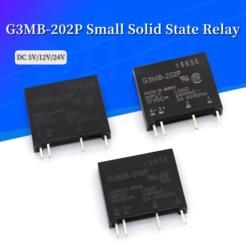 Релейный модуль Stlxy G3MB-202P 5В 12В 24В 1 Pcs, 12V