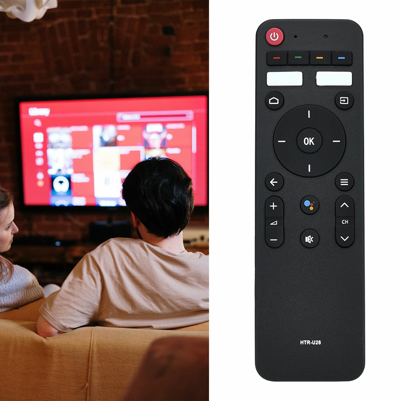 HTR-U28 Voice Remote для Haier SmartAndroid TV Control H50S6UG