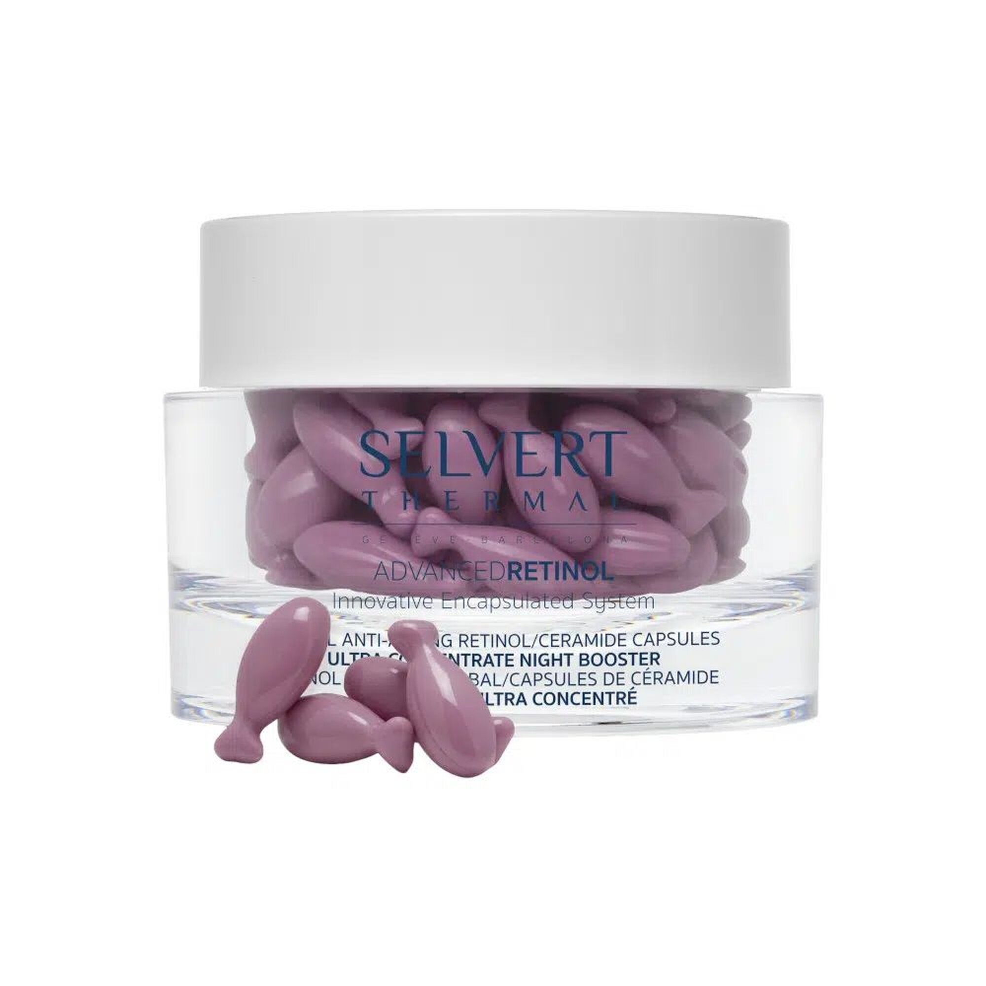 Сыворотка SELVERT THERMAL Advanced Retinol, с керамидами, 60 капсул