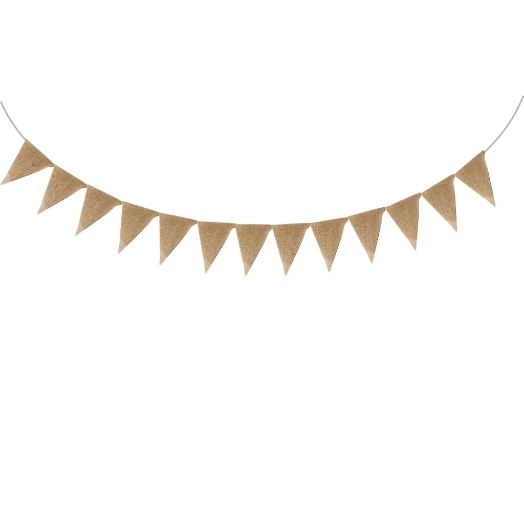 Прочные уличные вымпелы - элегантные треугольные флаги из мешковины для сада