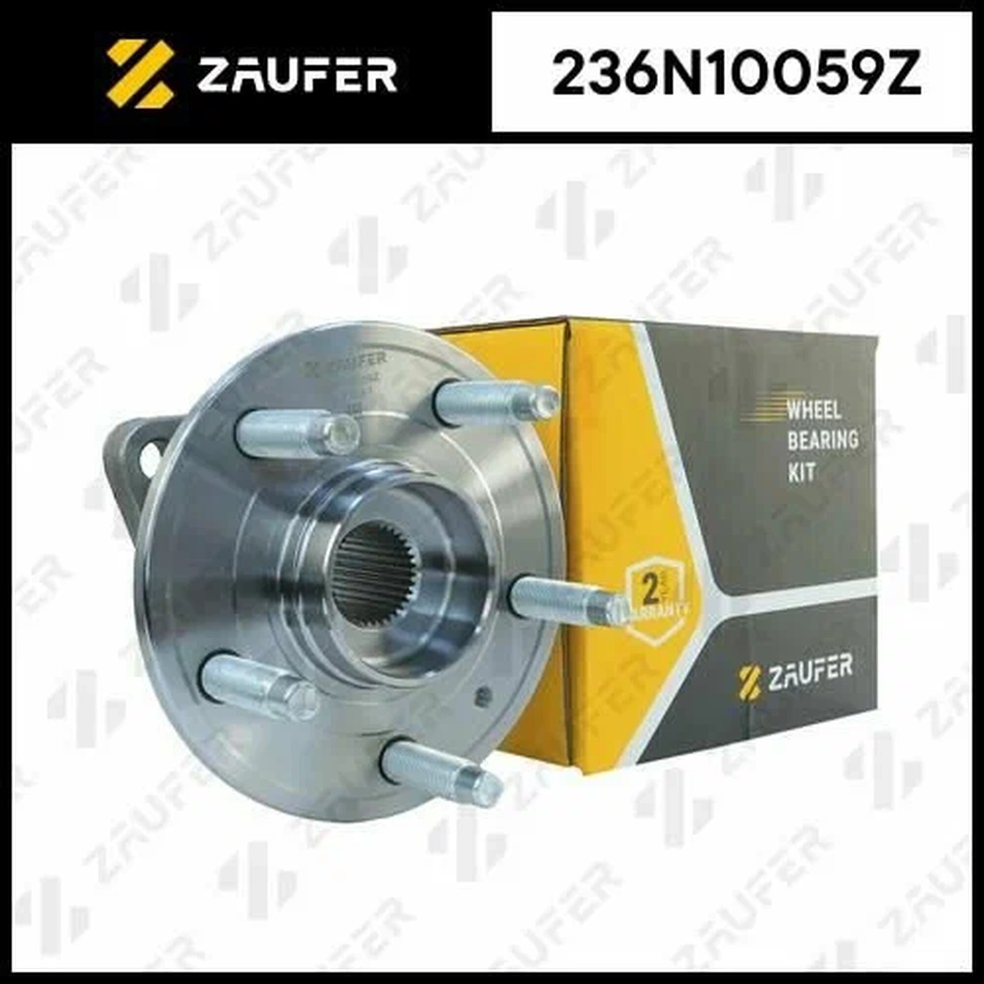 Ступица ZAUFER 236N10059Z, передняя, для Opel Astra, сталь, серый металлик