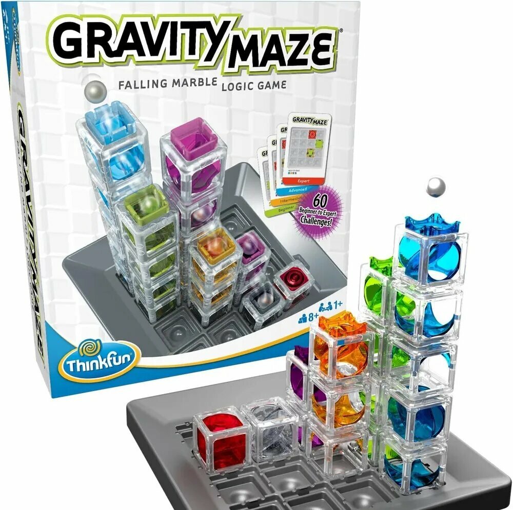 Настольная игра головоломка Умная игра Gravity maze marble running brain, Магнитный конструктор 3D кубики для мальчиков и девочек в возрасте от 8 лет и старше