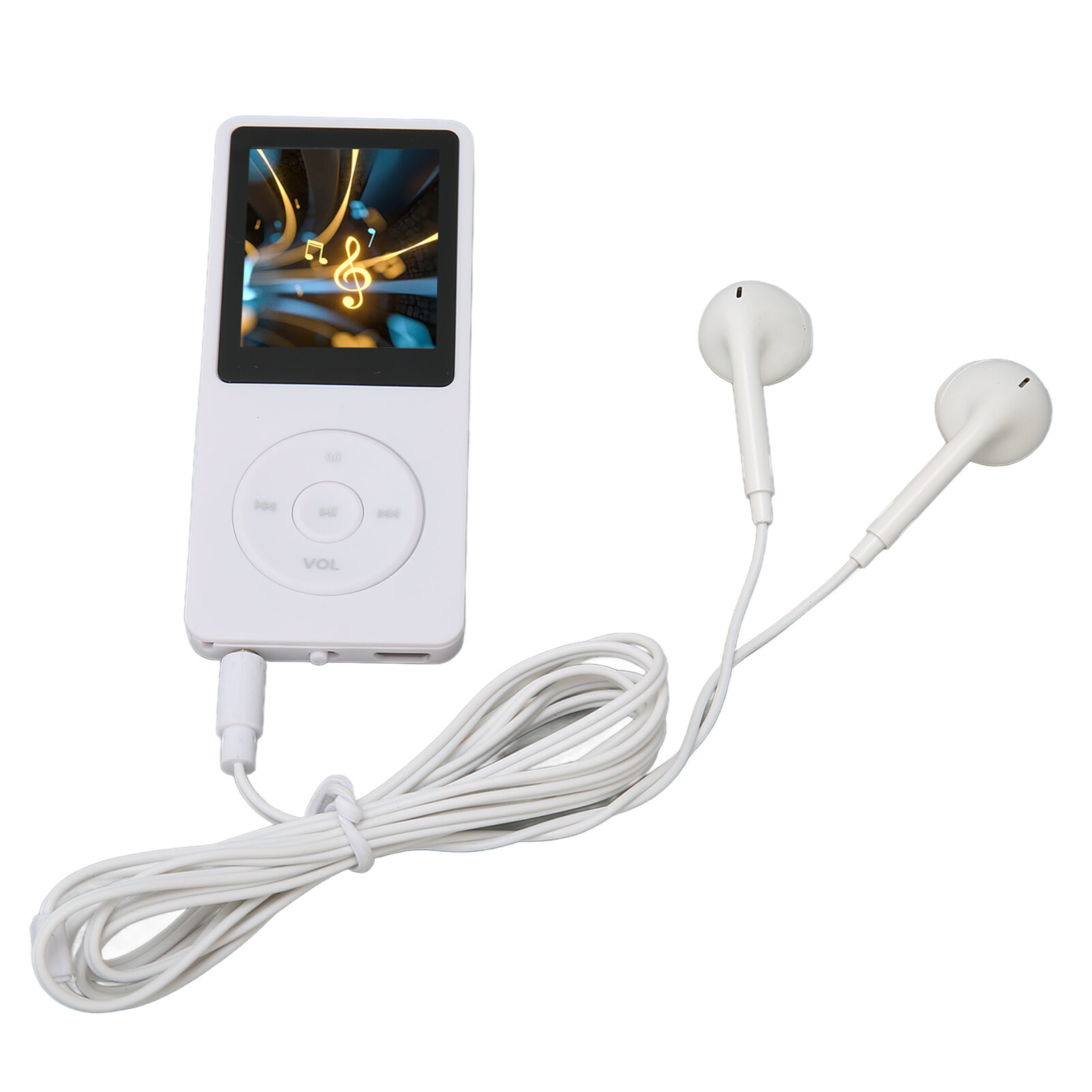 MP3 MP4 Player 1.8in Экран 8 ГБ память 64 ГБ расширяется 30 часов воспроизведения многофункциональный спортивный музыкальный игрок белый