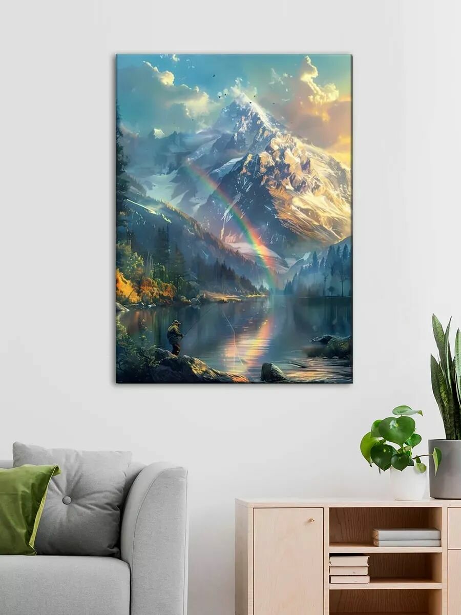 Картина на стену "Пейзажи природы маслом", 30х40 см