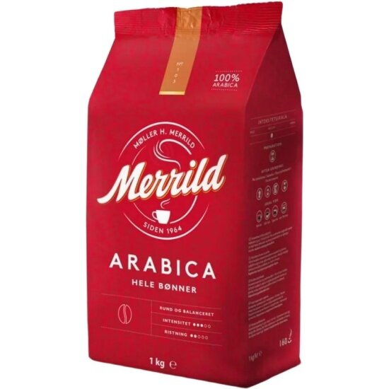 Кофе в зернах Lavazza Merrild ARABICA 1 кг