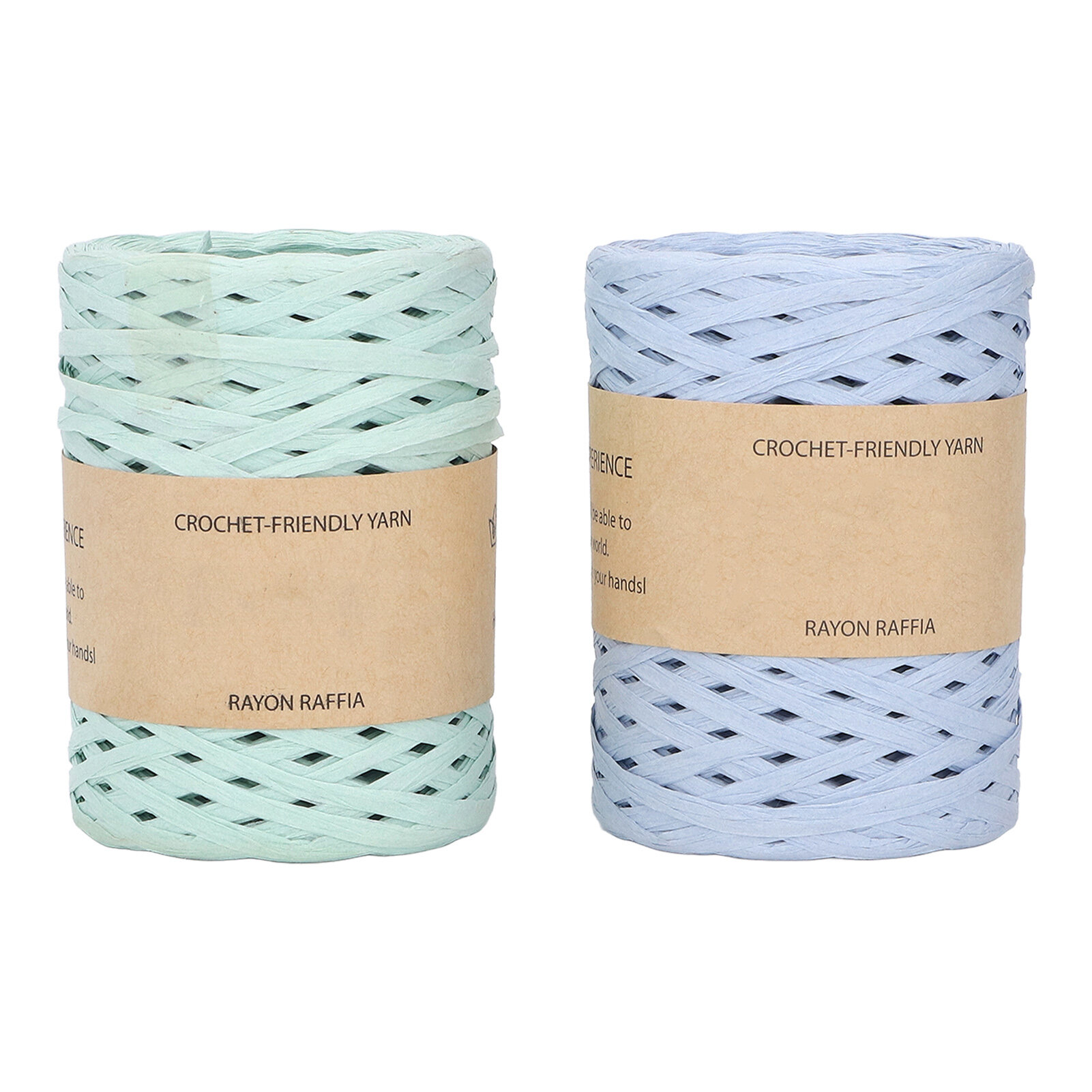 Ленты из рафии, 164 ярда, экологически чистая пряжа из рафии для рукоделия, разлагаемая и перерабатываемая рафиевая бечёвка для изготовления шляп и сумок
