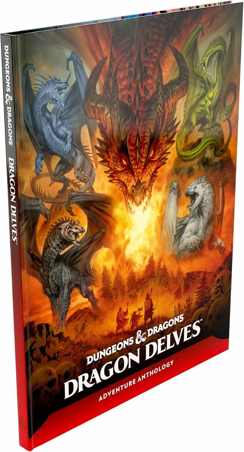 Дополнение для настольной игры Dungeons and Dragons: Книга приключений Dragon Delves на английском языке