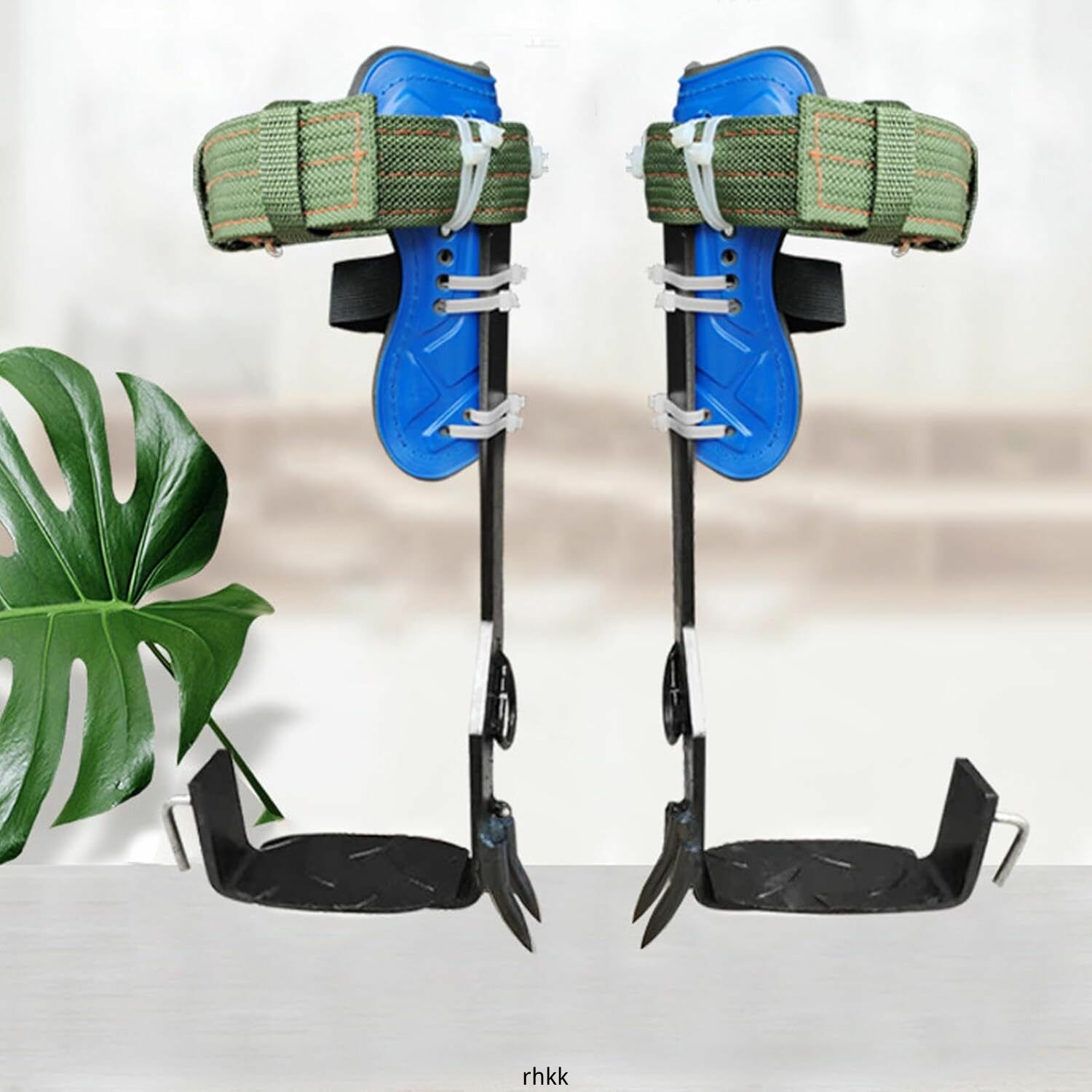 Кошачьи когти для лазания по деревьям AK&SA, гаффы древолазы, нескользящие железные ботинки.