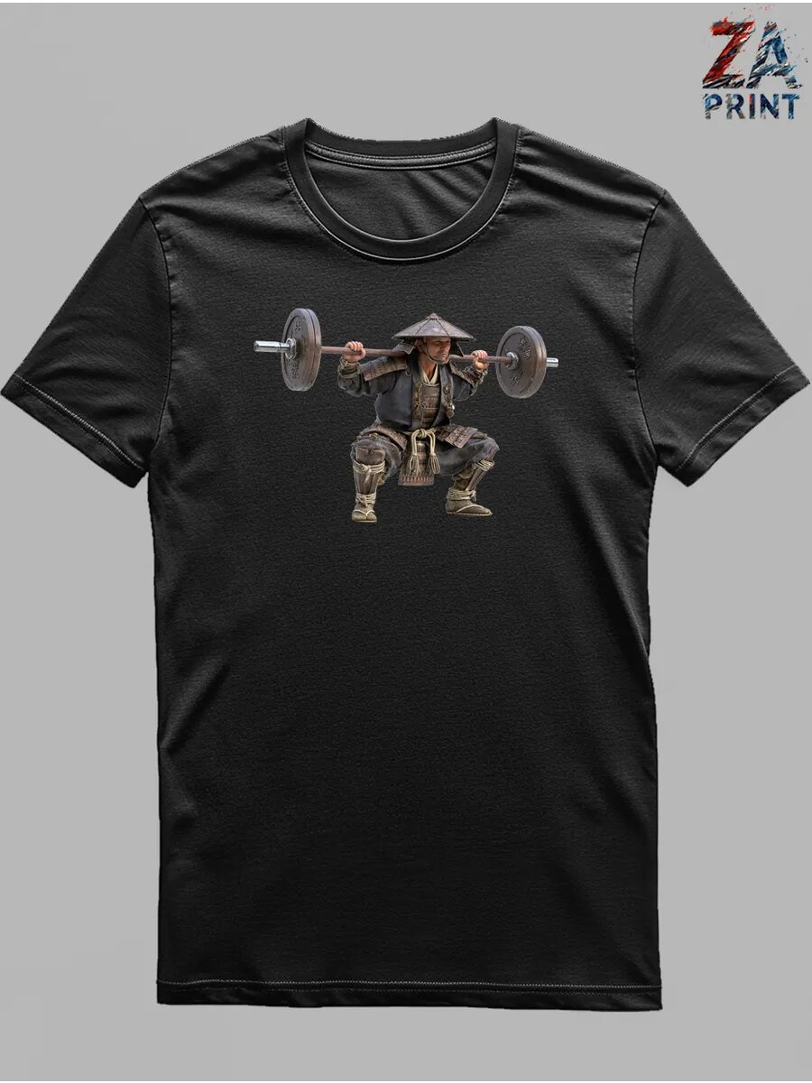 Футболка самурай качок