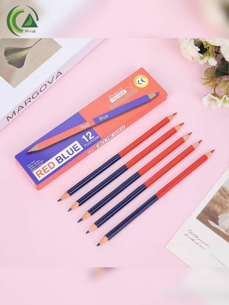 Красные и синие карандаши